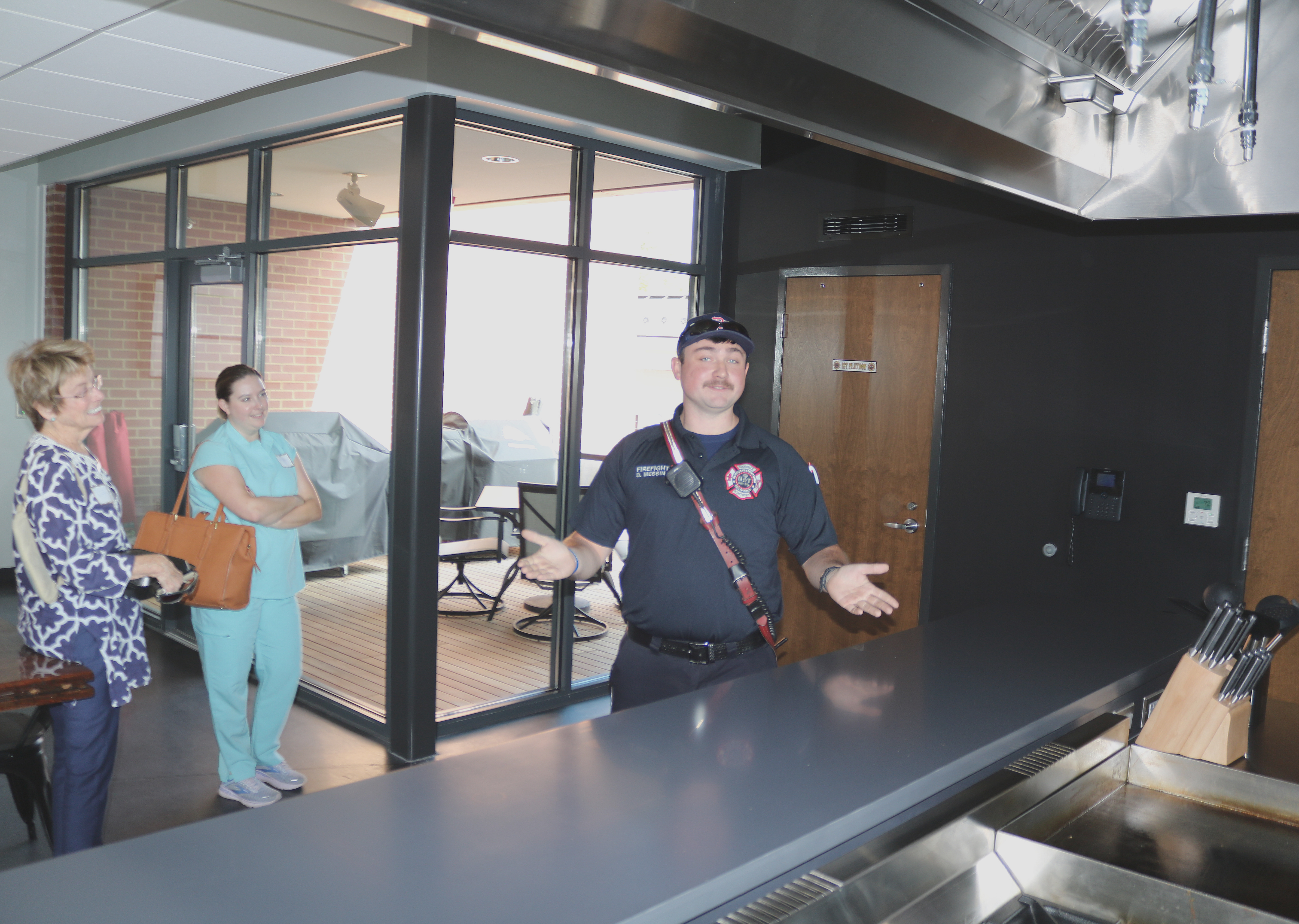 Rotarians get inside look at new fire station | The Advocate-Messenger