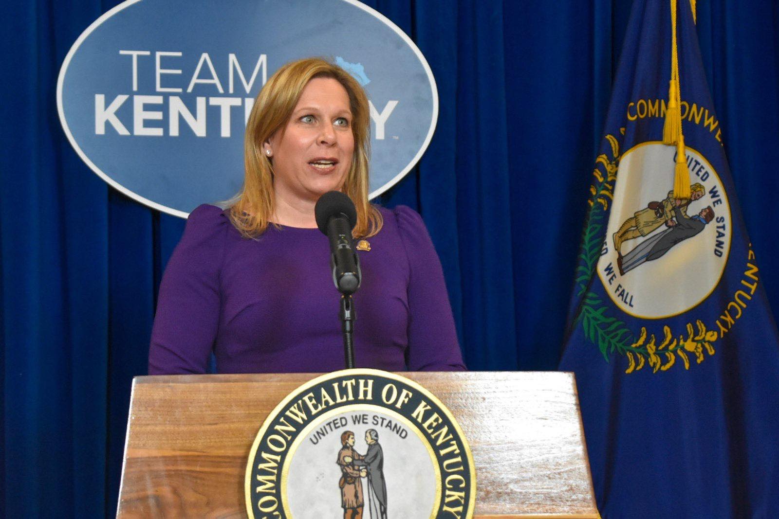 Amanda Bledsoe celebrates her first bill being signed to law as state ...