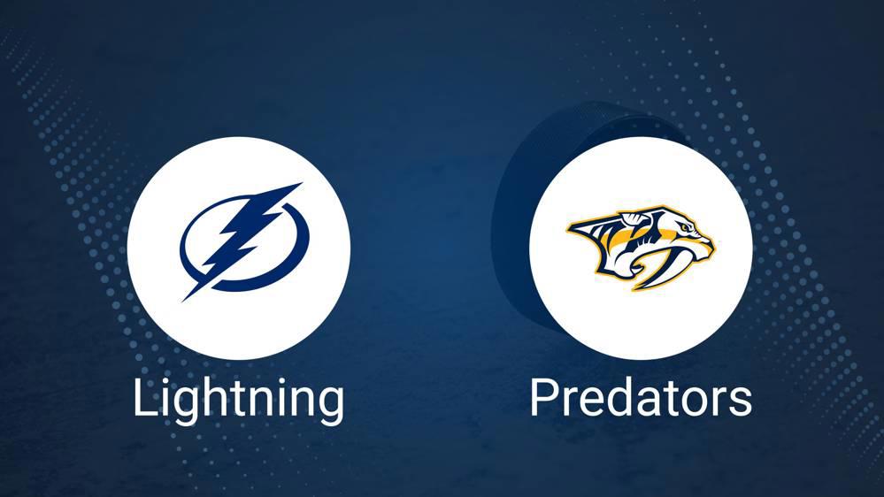 Where to Watch Tampa Bay Lightning vs. Nashville Predators on TV or ...